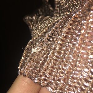 Tops | Rose Gold Metal Bralet | Poshmark